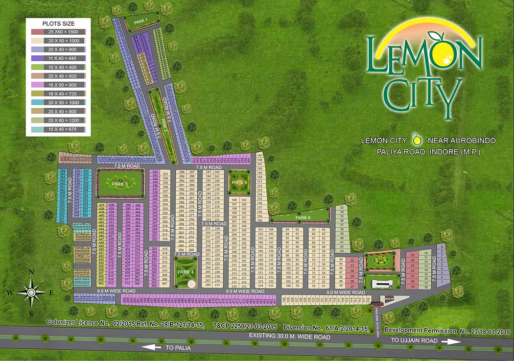 Lemon City Super Corridor Ujjain Road Indore Residential Plot Sale ...